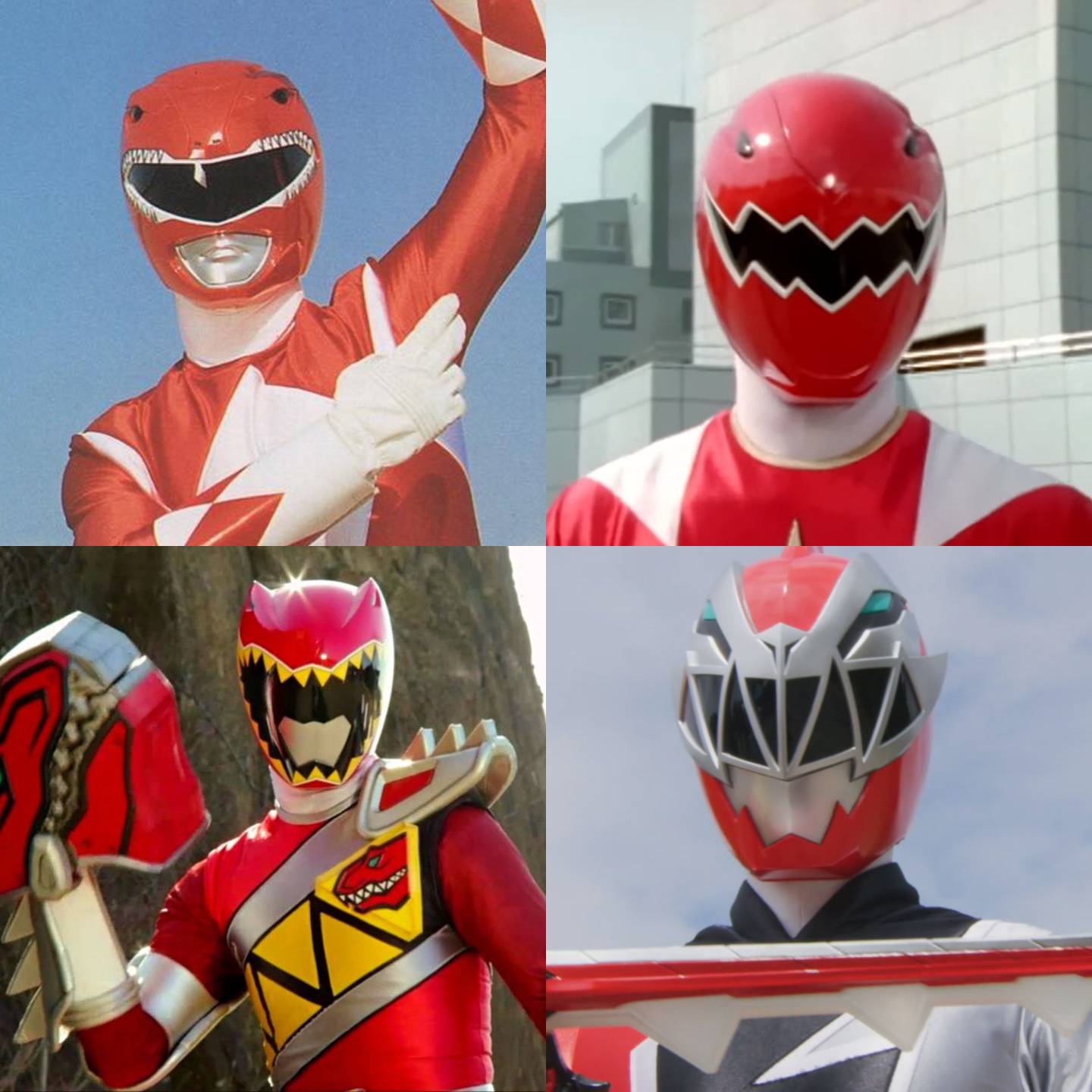 Super Sentai Power Rangers Dino Reds By Adrenalinerush1996 On Deviantart