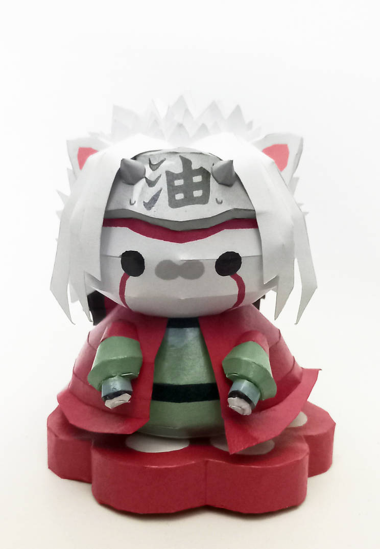 Jiraiya Cat Ver Papercraft Naruto Download By Einsonezweitwo On Deviantart