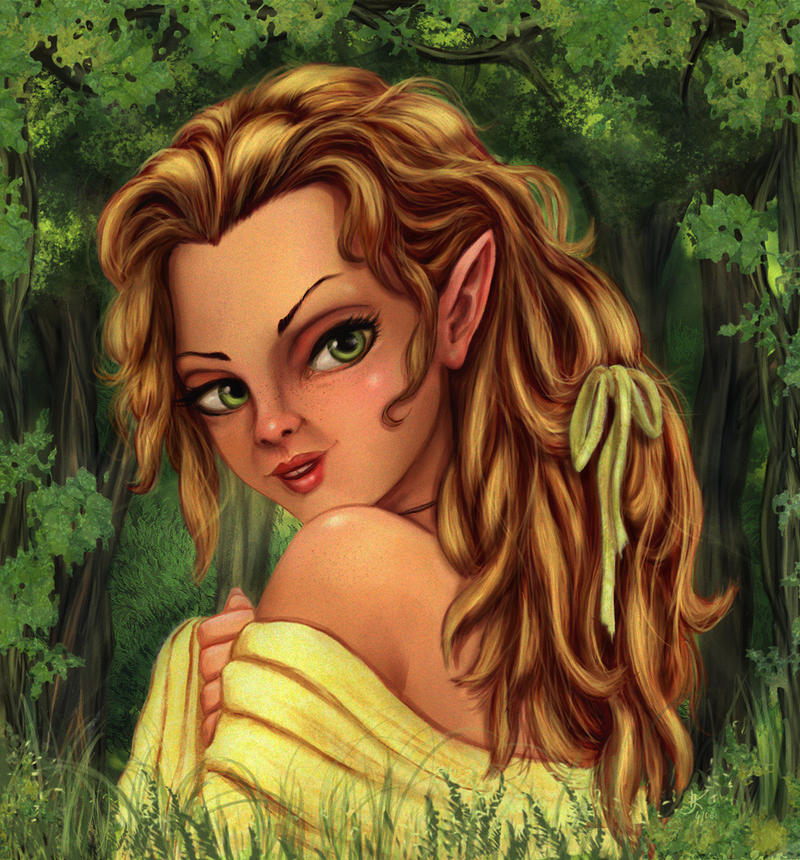 Hobbit Girl Portrait By Kara Kedi On Deviantart