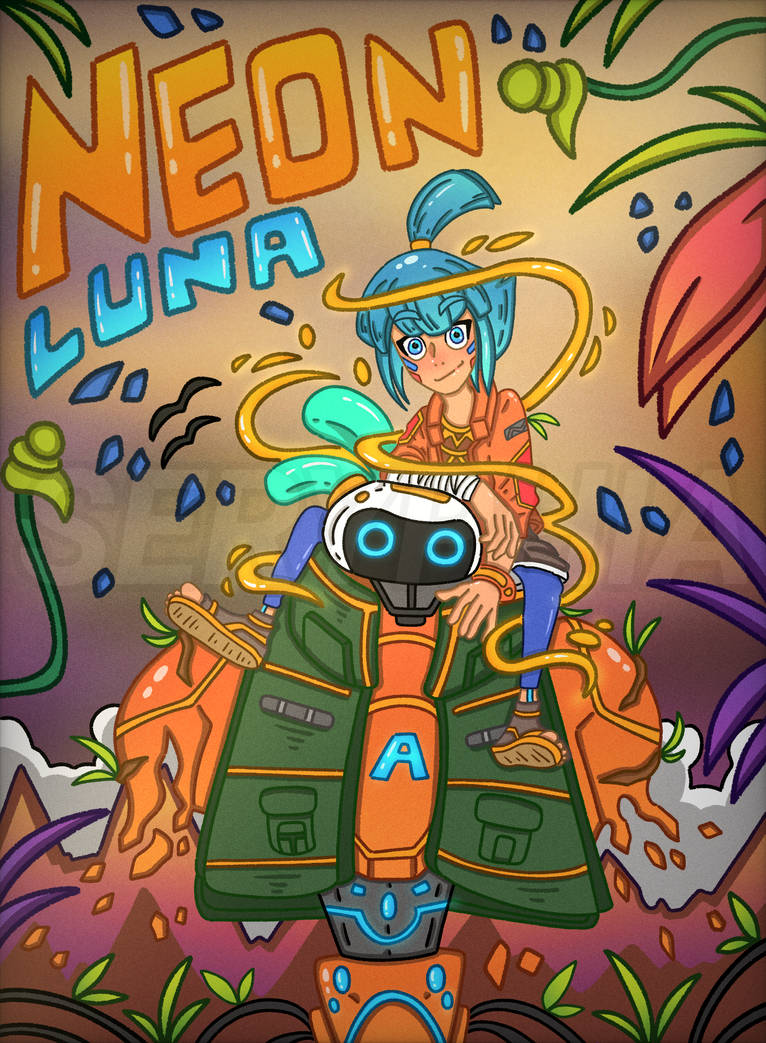 Neon Luna Fan Art By Seryphia On Deviantart