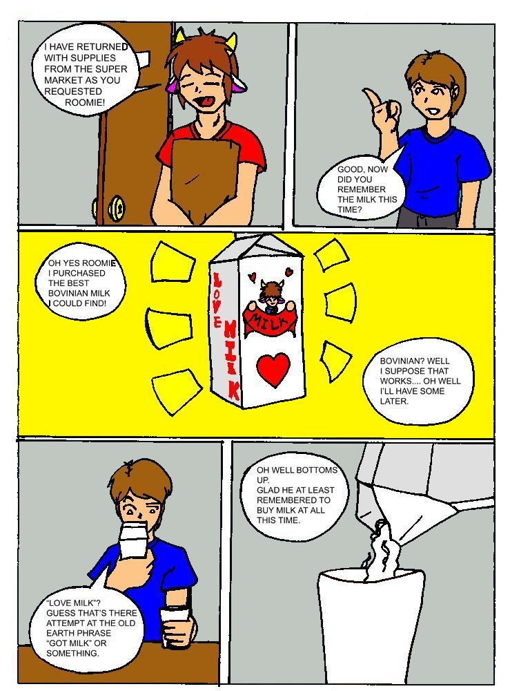 Cow Comic Pg 1 by 12345td on DeviantArt