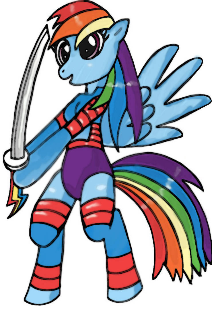 Experimenting On Rainbow Dash By Rayodragon On Deviantart