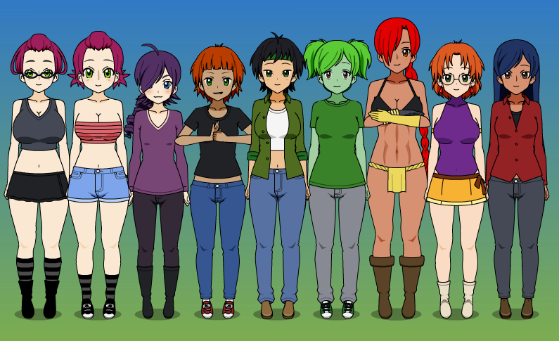 Kisekae Existing Characters By Cuddlestheoctopus On Deviantart
