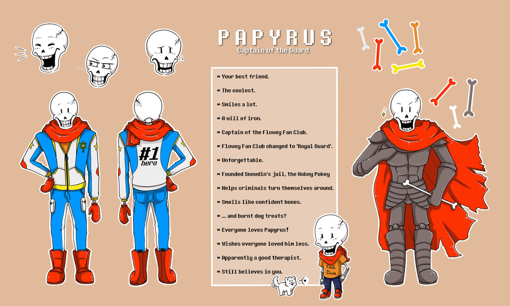 Commission Papyrus Reference Sheet By Niutellat On Deviantart