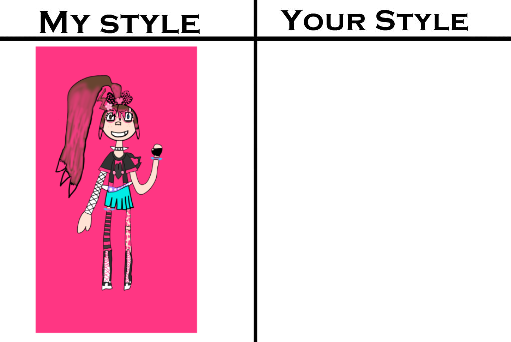 My Style In Your Style Challenge By Jadethemogirl2008 On Deviantart