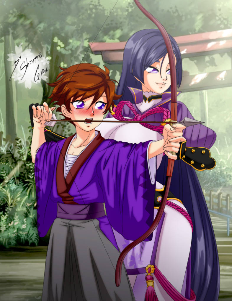 Comission Archery Training By Shinta Girl On Deviantart