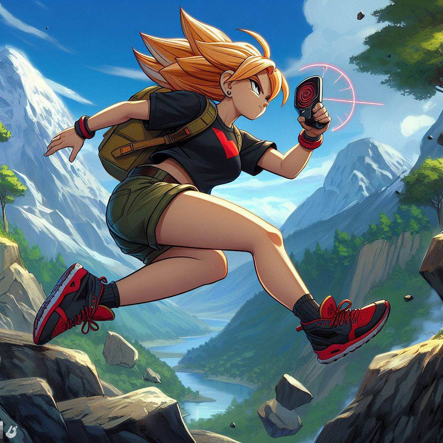 Female Goku Ai Generated By Joshuaecw21985 On Deviantart