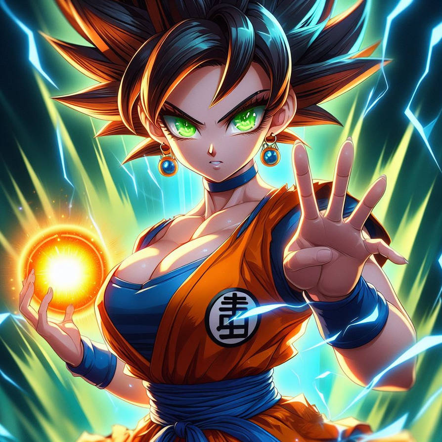 Female Goku Ai Generated By Joshuaecw21985 On Deviantart