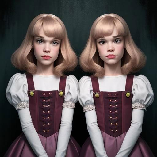 Twin Sisters Ai Generated By Joshuaecw21985 On Deviantart