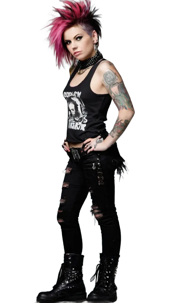 Punk Rock Girl Ai Generated By Joshuaecw21985 On Deviantart