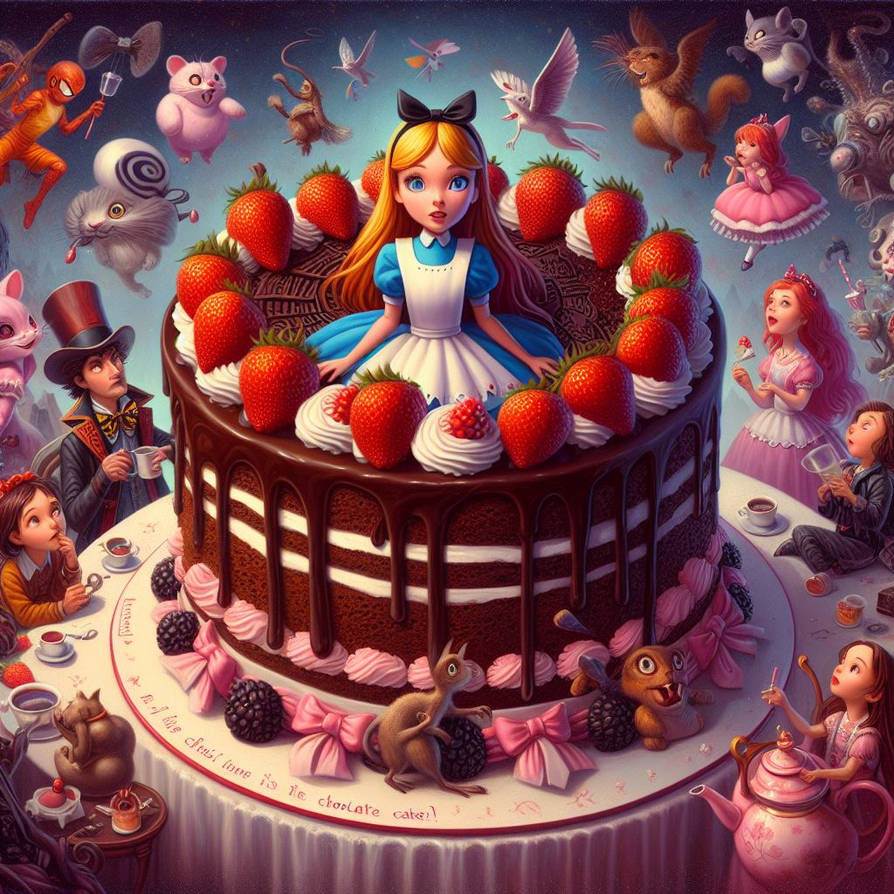 Alice Liddell Cake Ai Generated By Joshuaecw21985 On Deviantart