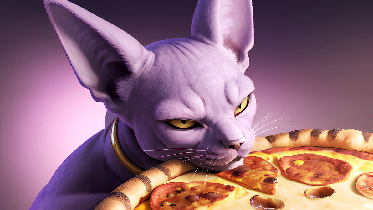 Ai Fail Lord Beerus And Pizza By Lordmakso On Deviantart