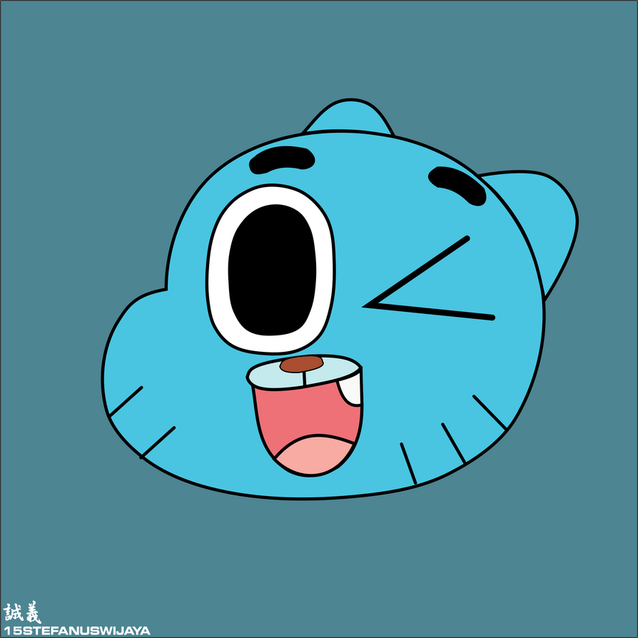 Gumball Watterson Head Icon By Stefanuswijaya15 On Deviantart