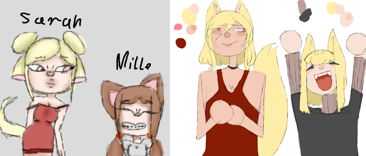Sarha And Millie By Capkejk On Deviantart