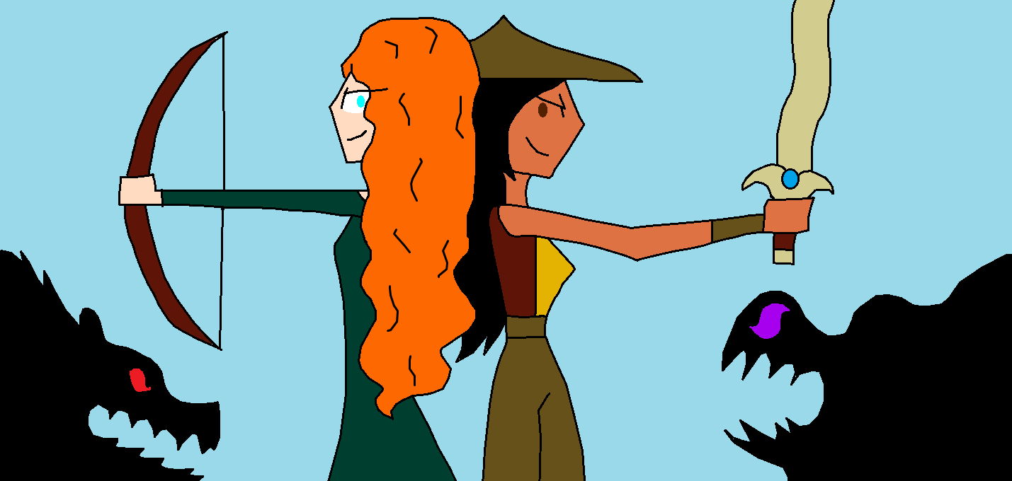 Merida and Raya by Syfyman2XXX on DeviantArt Merida and Raya by Syfyman2XXX on DeviantArt