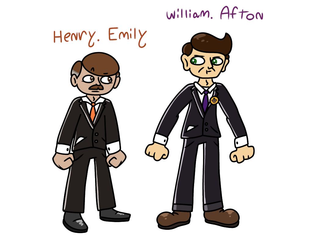 Fnaf Redesigns Henry Emily And William Afton By Randomredengine On