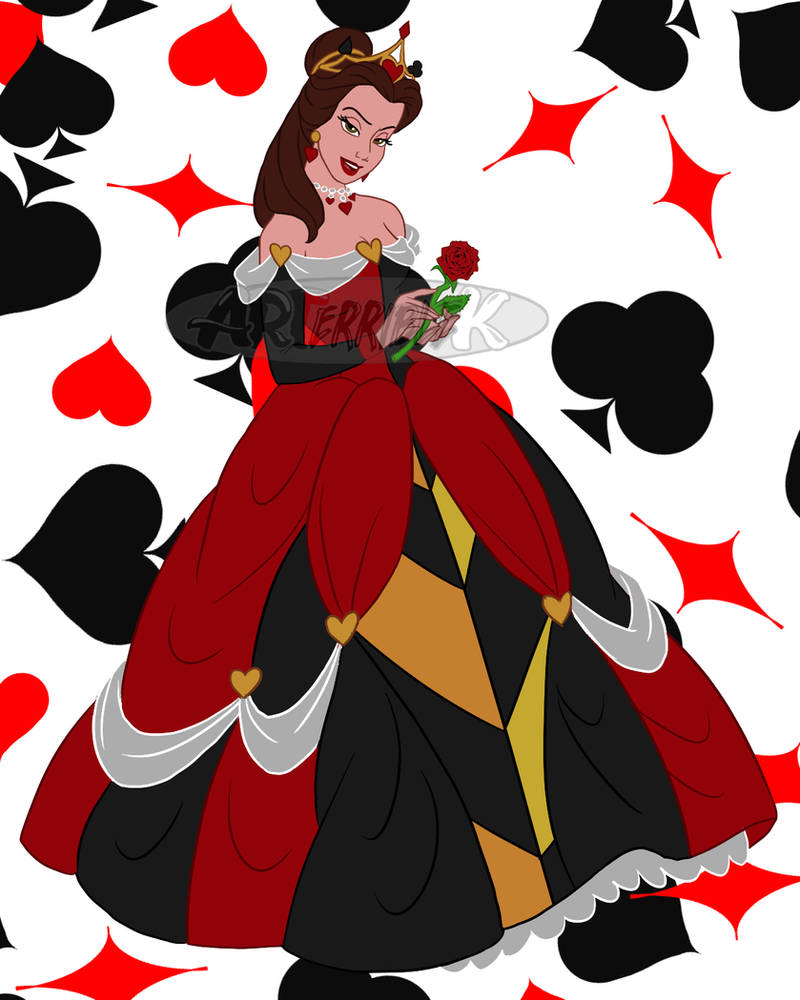 Commission Queen Of Hearts Belle By Arterriblekumi On Deviantart