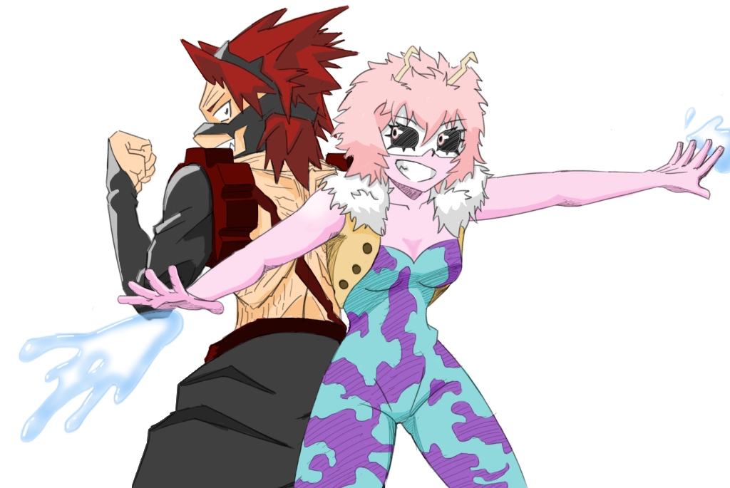 Kirishima Y Ashido By Otamer50 On Deviantart