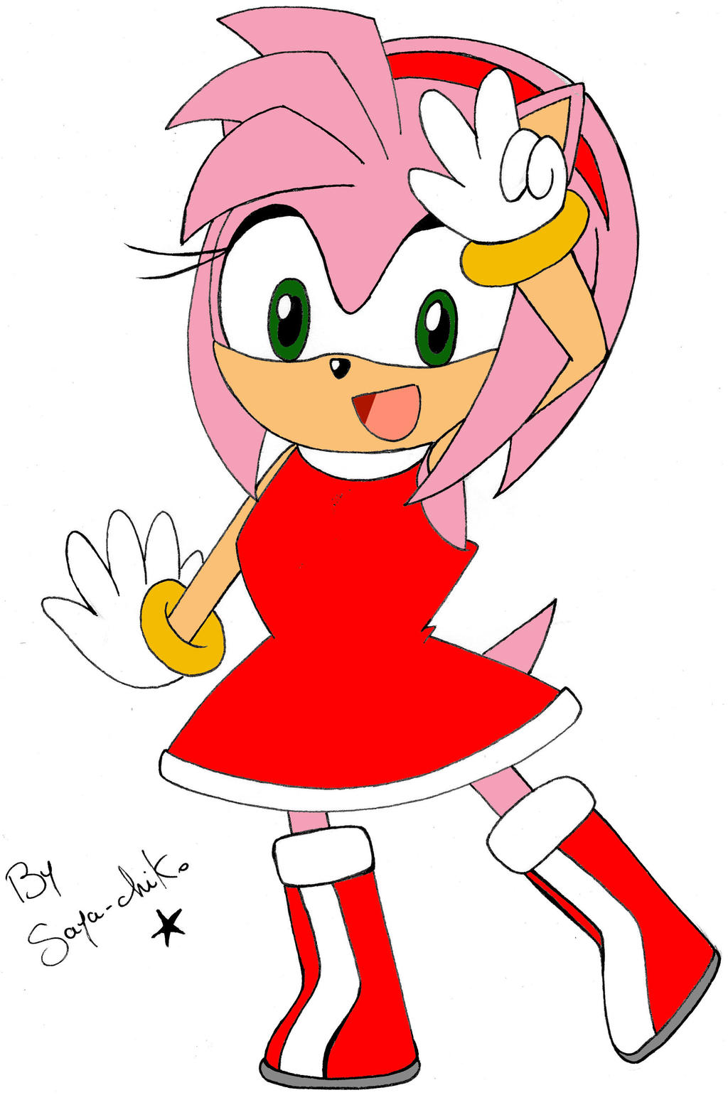 Amy Rose By Saya Chiko On Deviantart