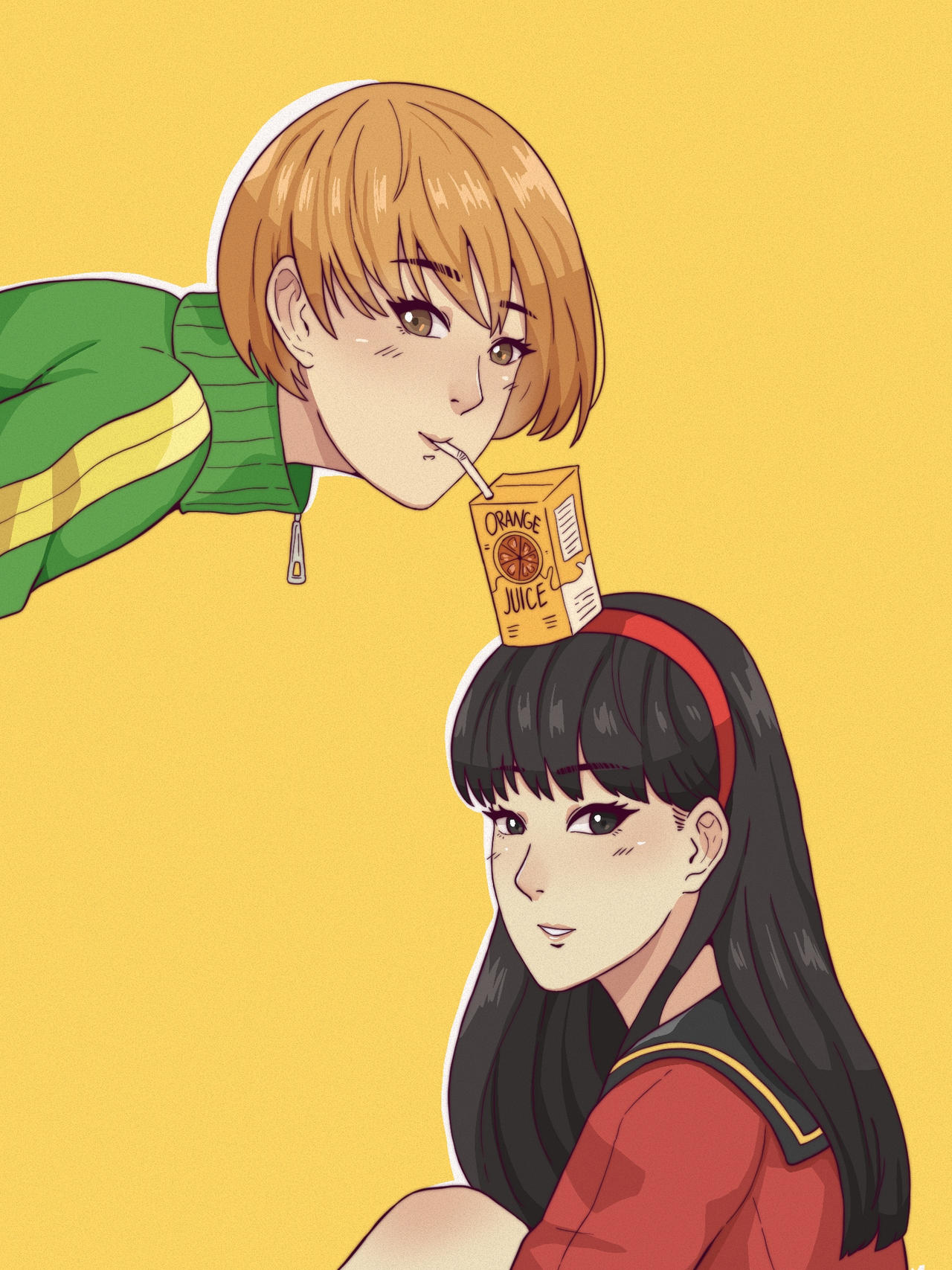 Chie And Yukiko By Lucascocoo On Deviantart