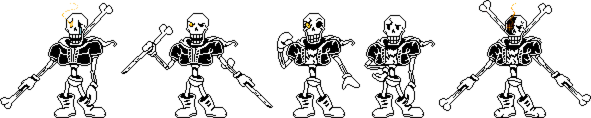 Disbelief Papyrus Sprites by ComboLuigi on DeviantArt Disbelief Papyrus Sprites by ComboLuigi on DeviantArt