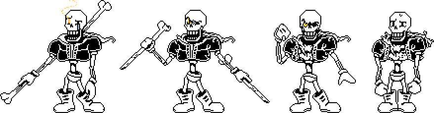 Disbelief Papyrus Sprites V2 by ComboLuigi on DeviantArt Disbelief Papyrus Sprites V2 by ComboLuigi on DeviantArt