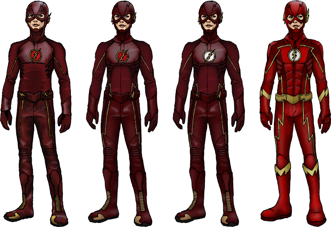 The Flash suits (CW) by kiraetius on DeviantArt The Flash suits (CW) by kiraetius on DeviantArt