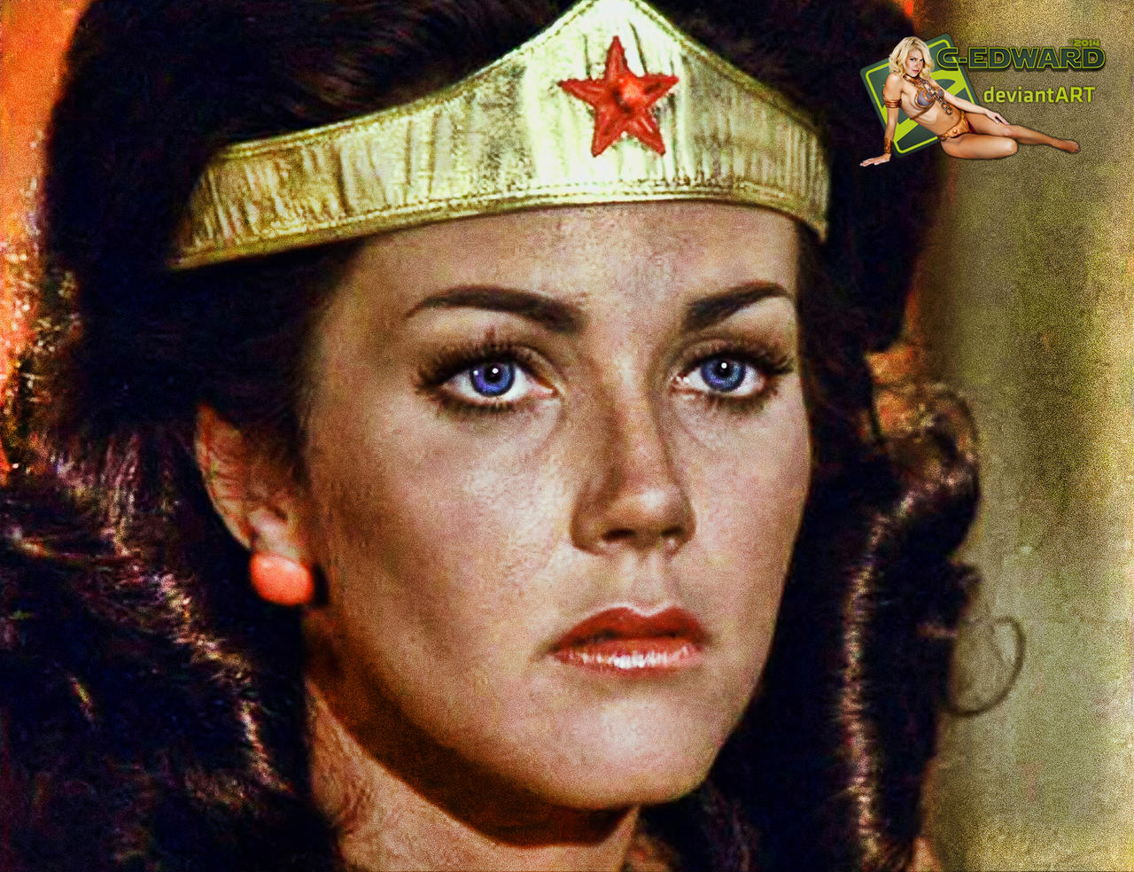 Lynda Carter Wonder Woman Mb66 Ki09 Utr By C Edward On Deviantart