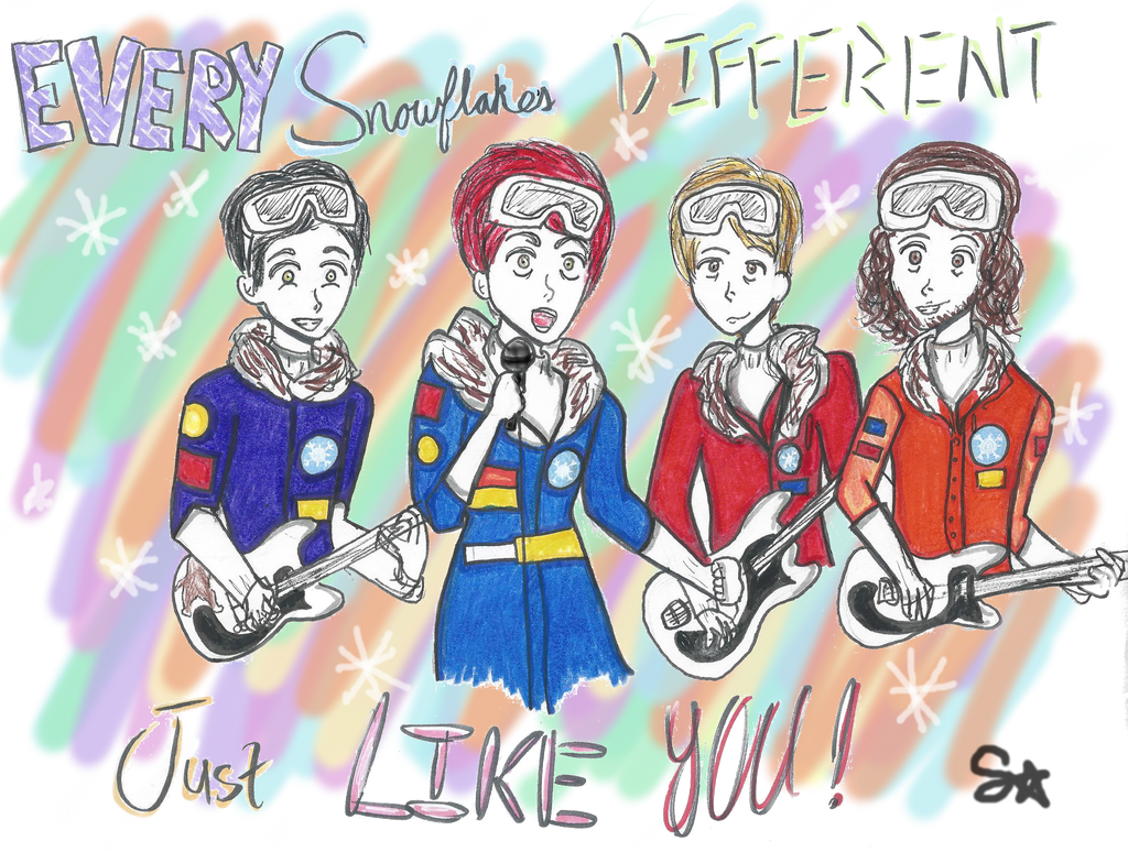 MCR: Every Snowflake's Different Just Like You! by Sartisian on DeviantArt MCR: Every Snowflake's Different Just Like You! by Sartisian on DeviantArt