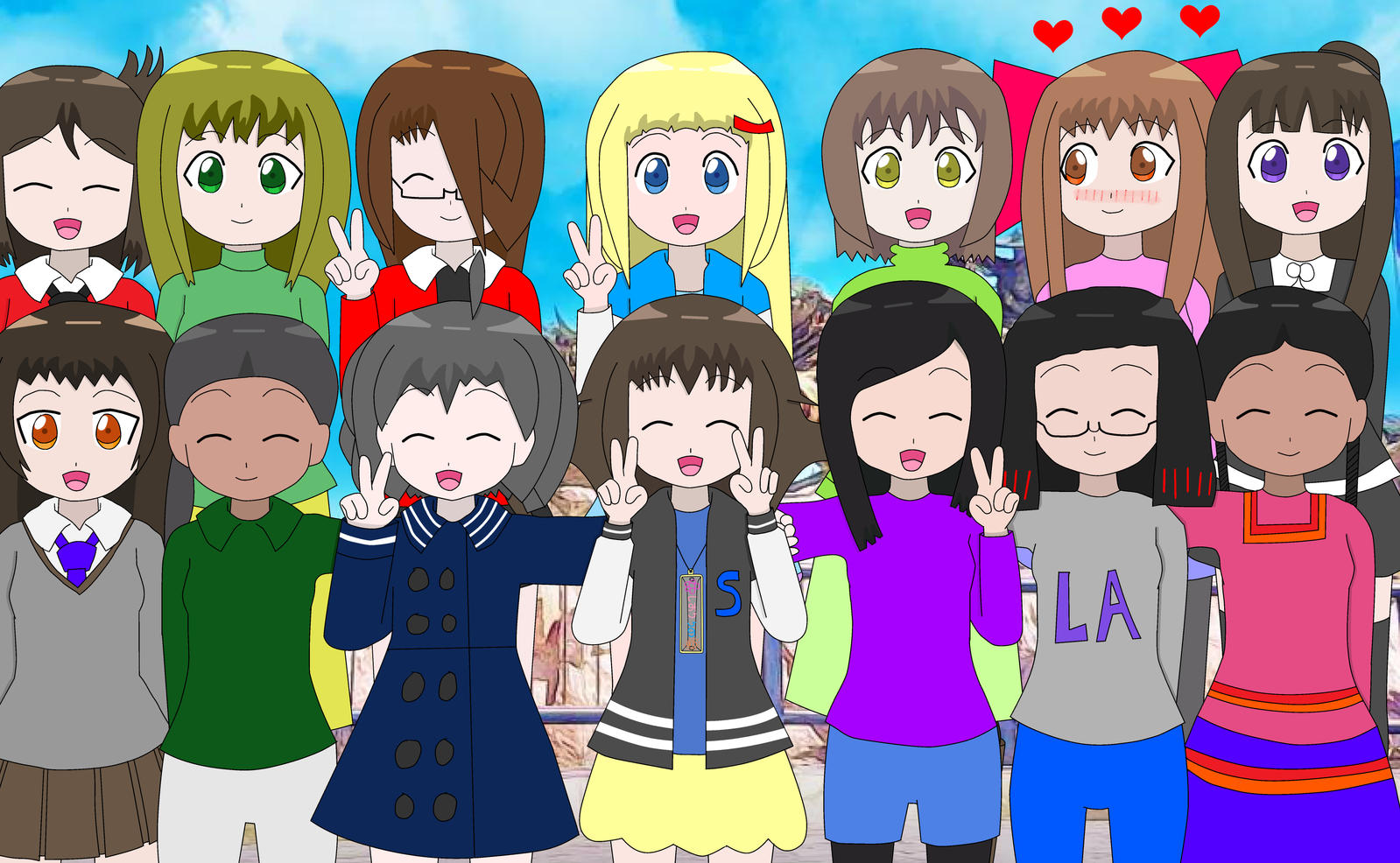 All The Female Characters By Davidportala On DeviantArt all-the-female-characters-by-davidportala-on-deviantart