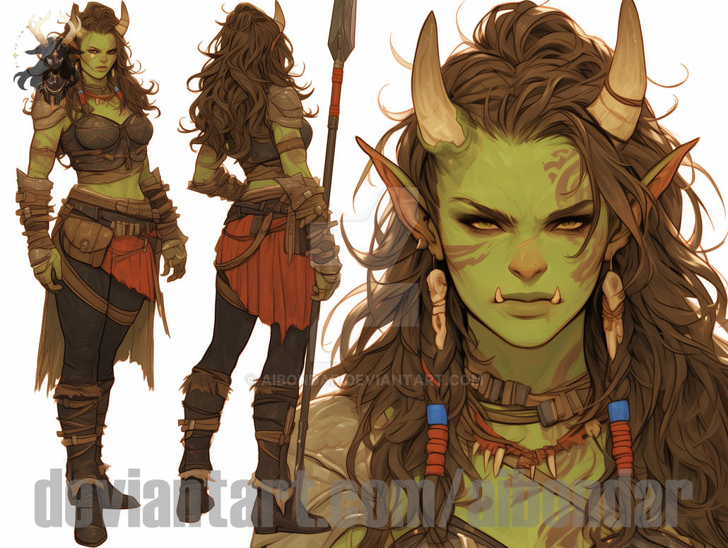 Orc Barbarian 170324 6 121 By Aibondar On Deviantart
