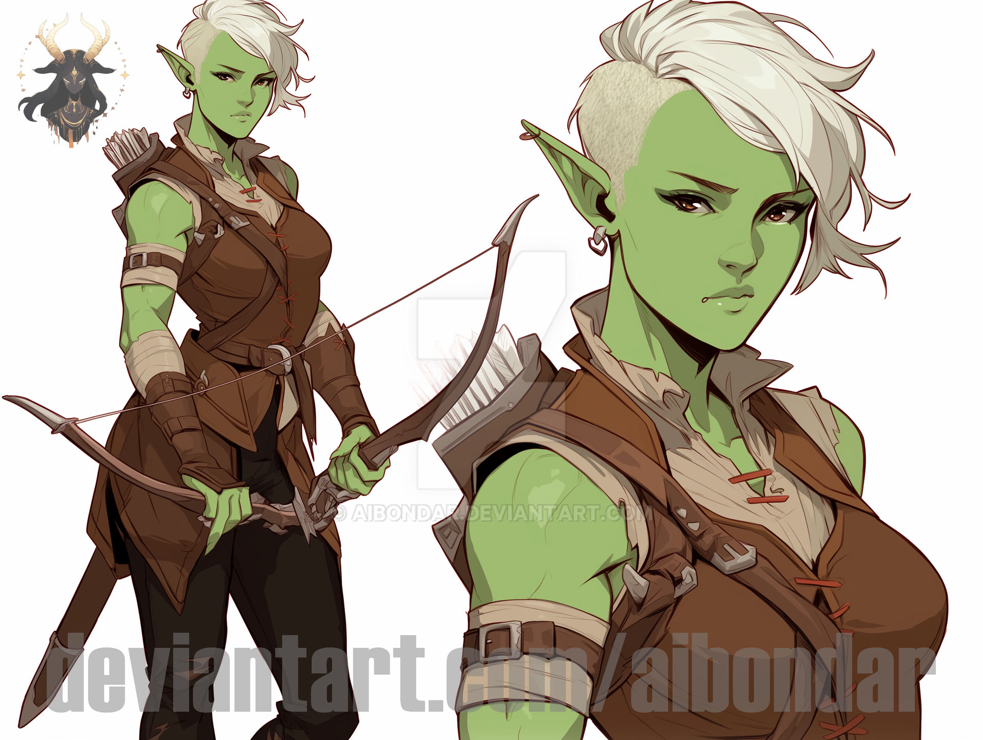 Dnd Orc Barbarian 7 0524 43 By Aibondar On Deviantart