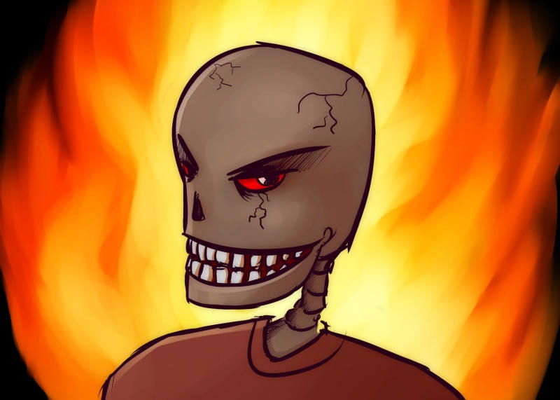 First burnman concept by Balor-san on DeviantArt