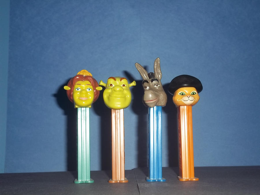 Pez Dispensers Shrek By Scarletmarie16 On Deviantart