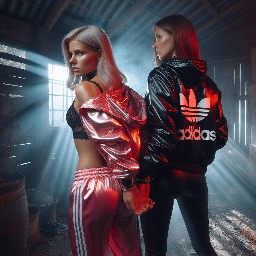 Women In Shiny Nylon Adidas Tracksuits By Michaelaidream On Deviantart