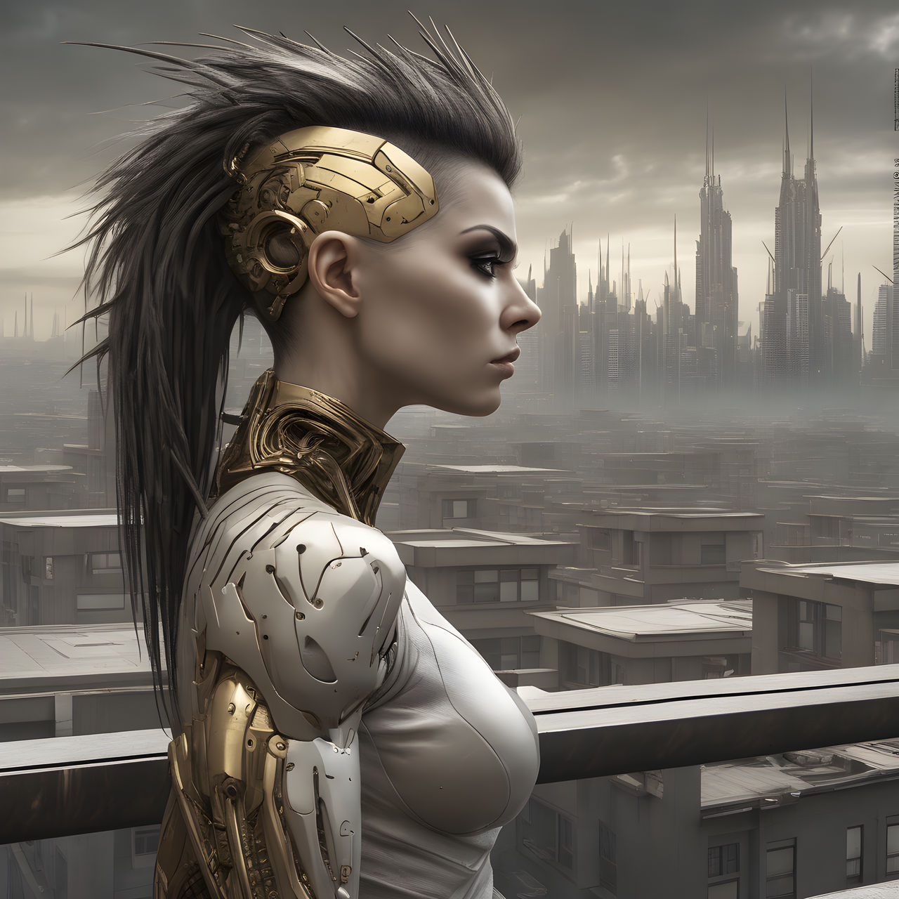 Cybernetic Girl 8 By Flunex On Deviantart