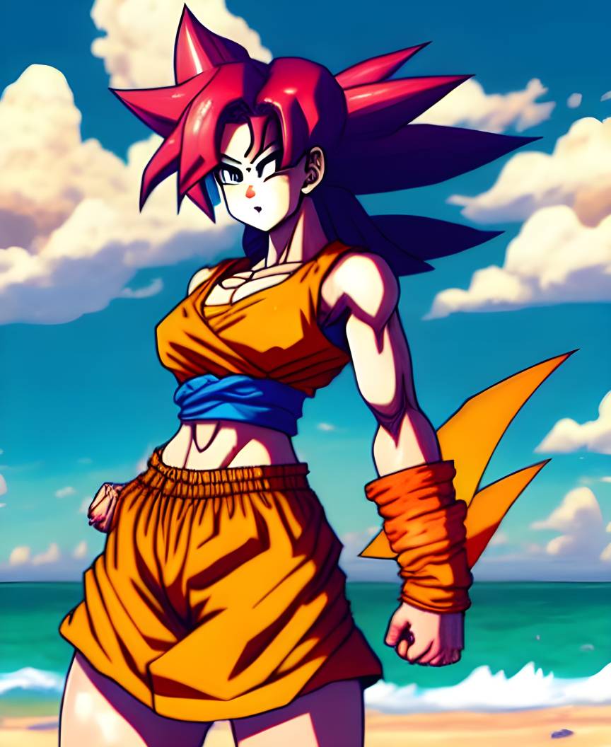 Female Goku By Infinitymaster01 On Deviantart