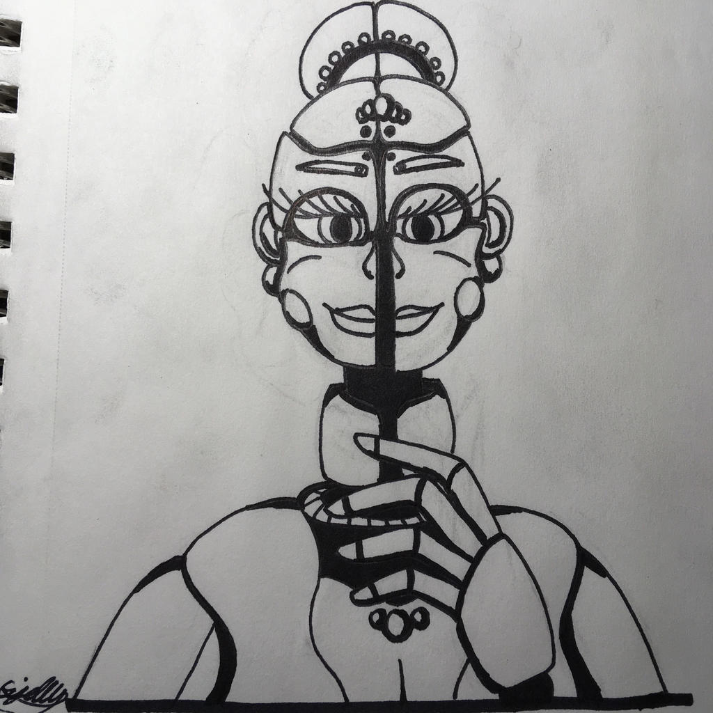 Ballora Drawing Fnaf Sl Fanart By Greenjelly 12 On Deviantart