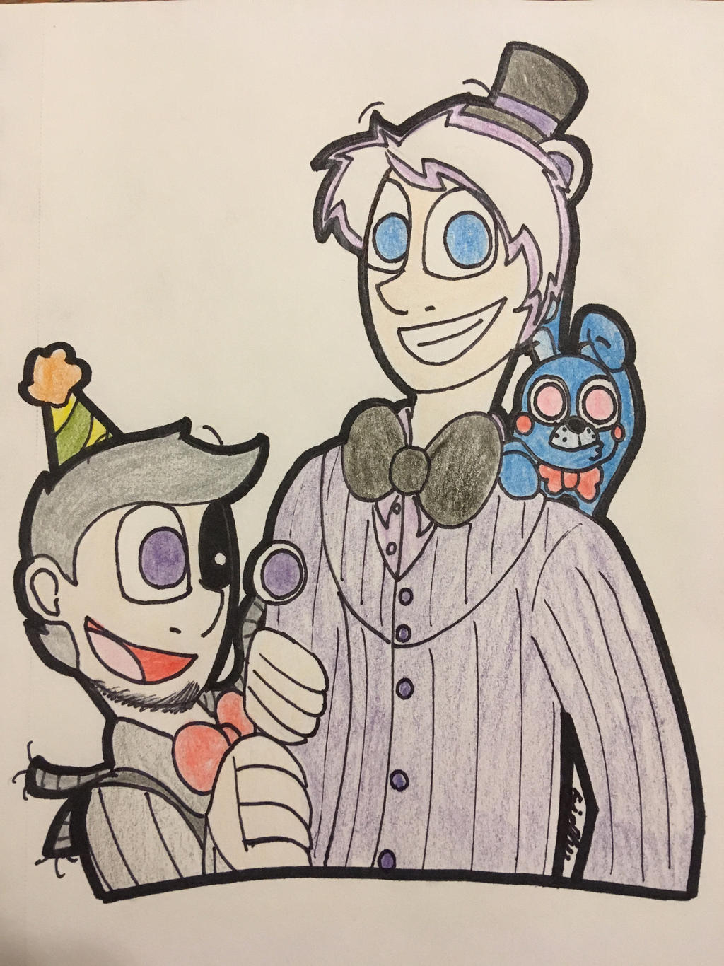 Here Comes The Ladies Fnaf Sl Fanart By Greenjelly 12 On Deviantart