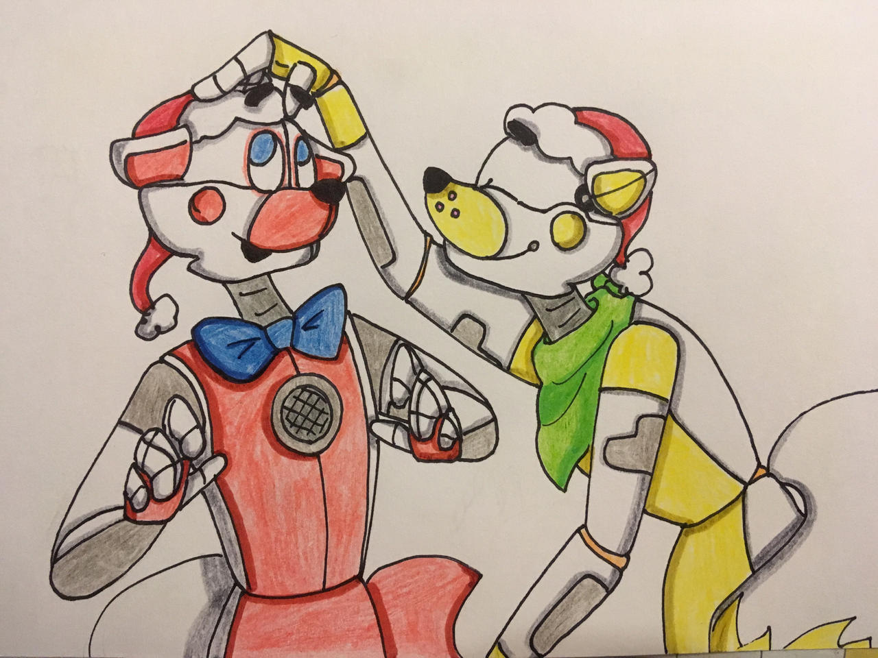 Santa Hats Fnaf Oc T By Greenjelly 12 On Deviantart