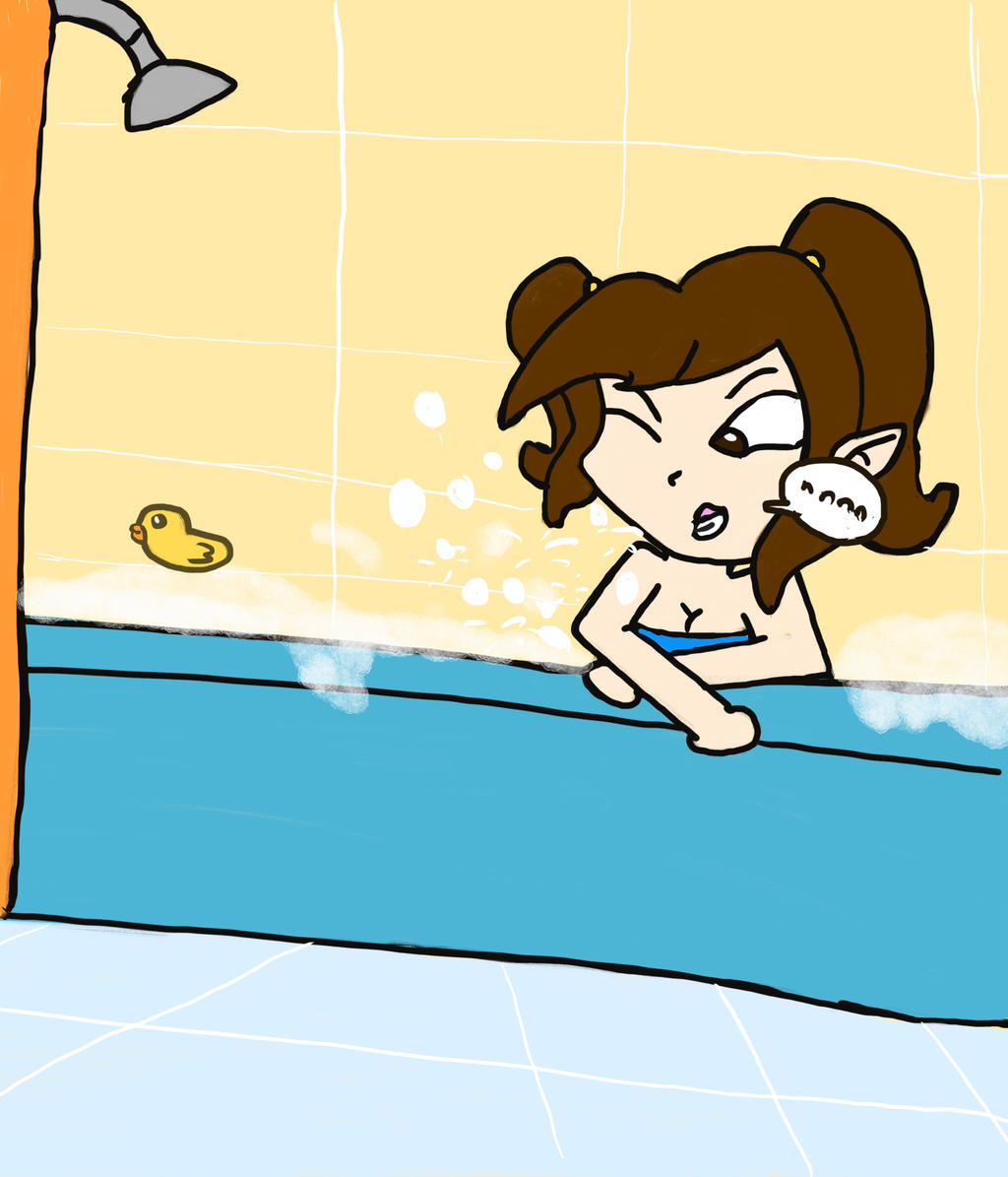 Kita Farts In The Bathtub By P250rhb2 On Deviantart
