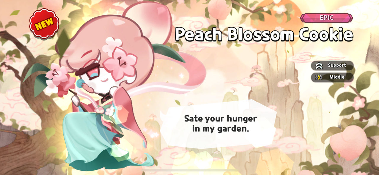 I got Peach Blossom Cookie by JasStar on DeviantArt I got Peach Blossom Cookie by JasStar on DeviantArt
