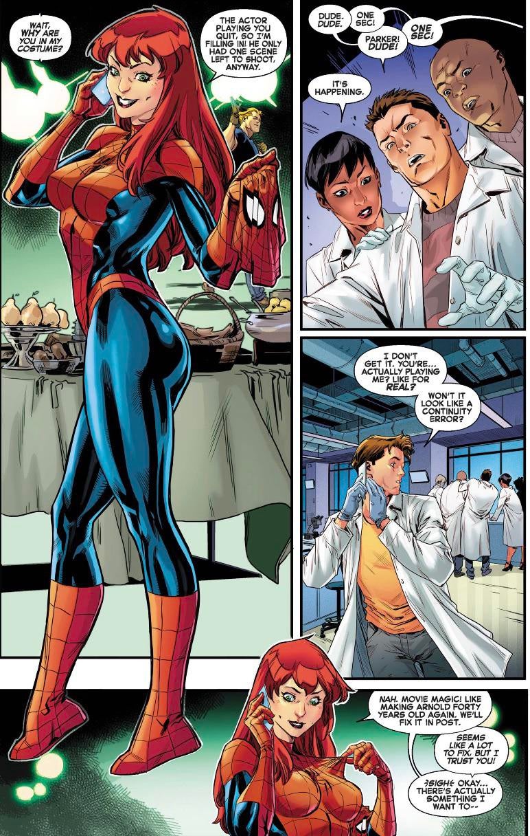 Mary Jane Wearing Spider Mans Costume By Rqx20three On Deviantart