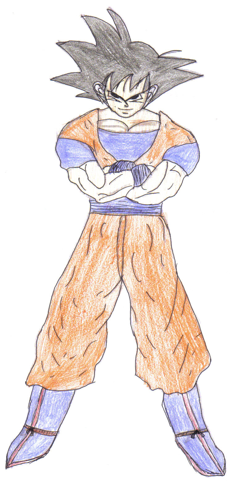 Goku Coloured By Samararules On Deviantart