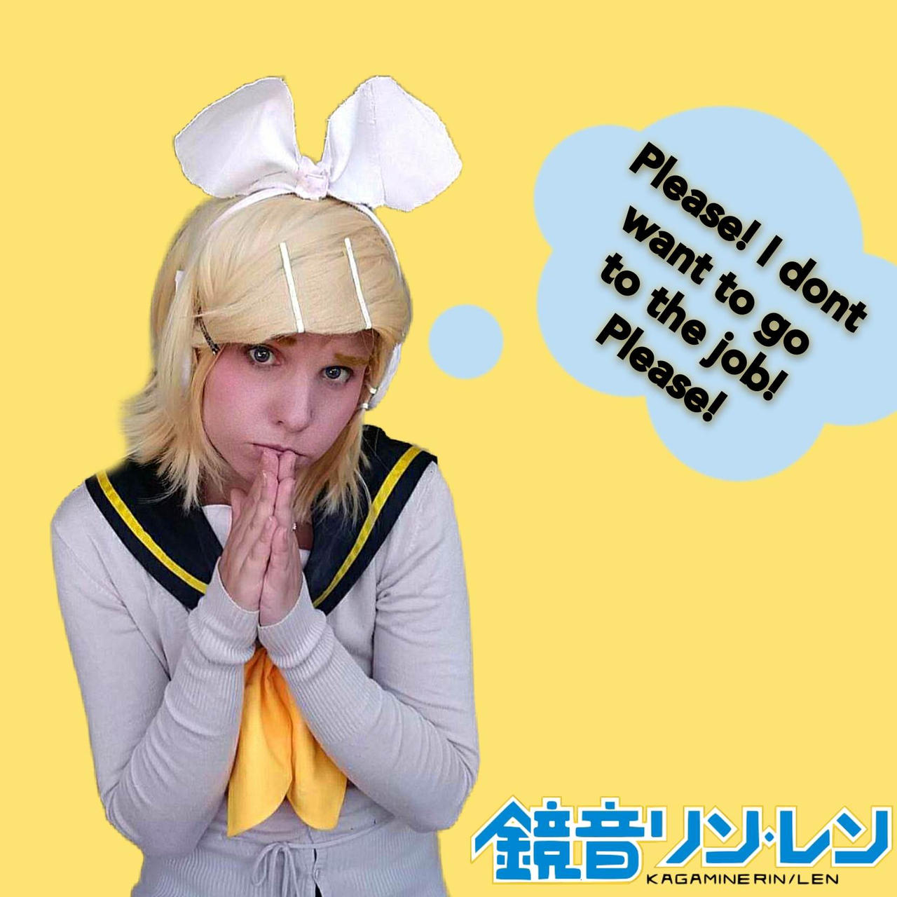 Rin Kagamine Cosplay By Rinkagaminecz On Deviantart