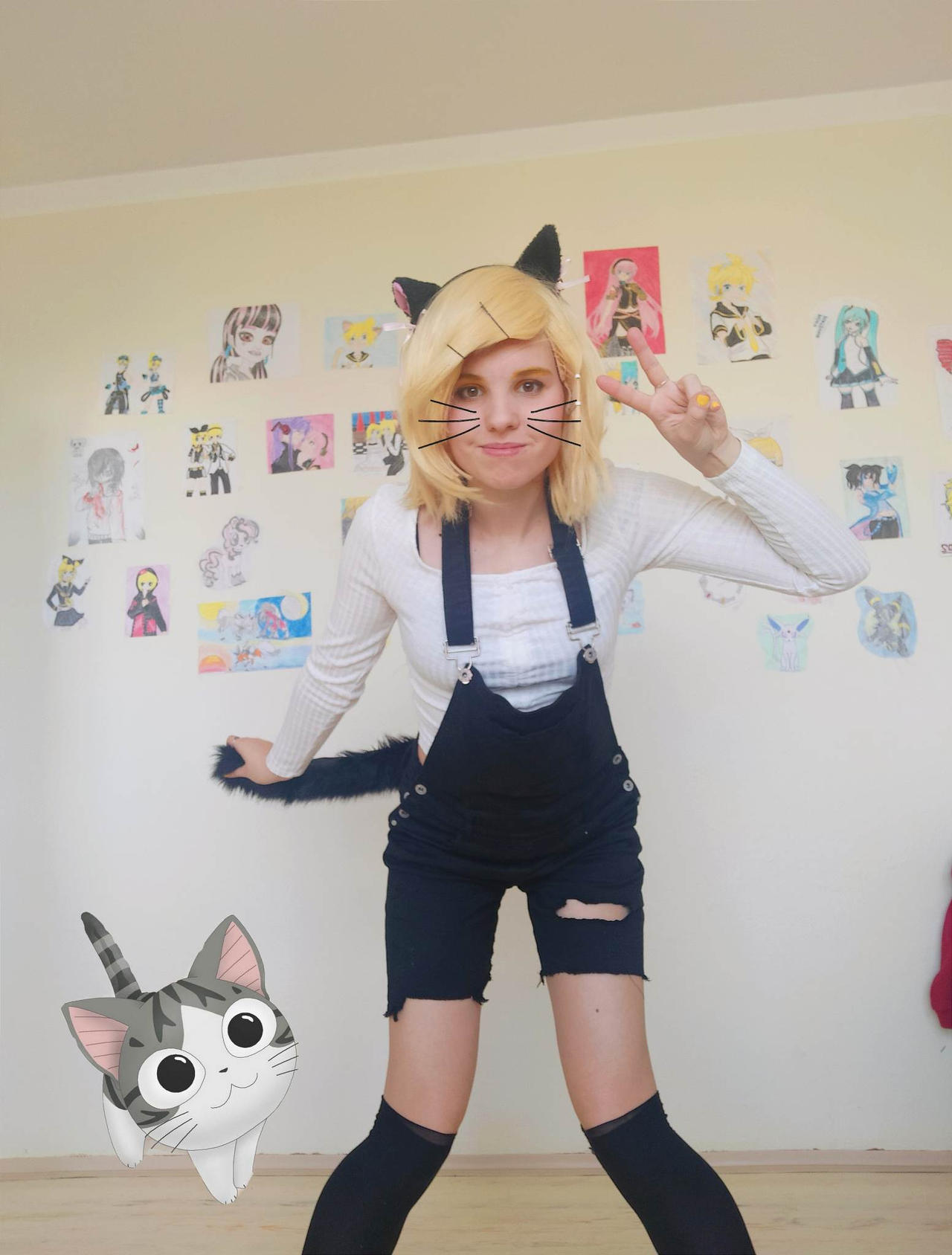 Rin Kagamine Neko By Rinkagaminecz On Deviantart