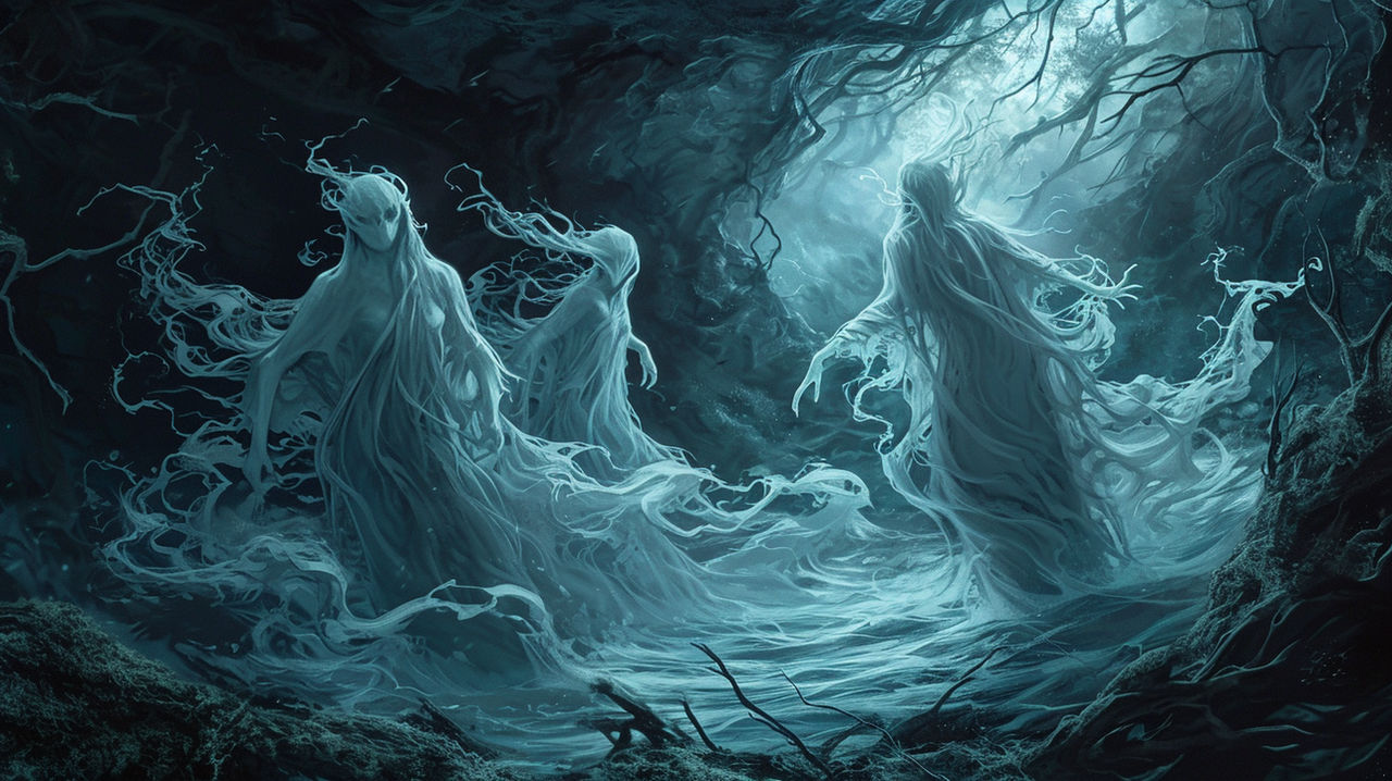 TeeJay ghostly figures emerge from the whirlpool o by cTeeJay on DeviantArt TeeJay ghostly figures emerge from the whirlpool o by cTeeJay on DeviantArt
