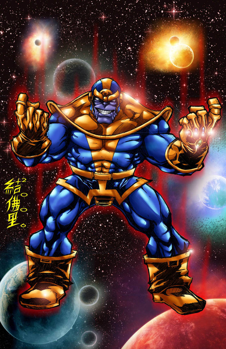 THANOS with INFINITY GAUNTLET by WOLVERINE76 on DeviantArt