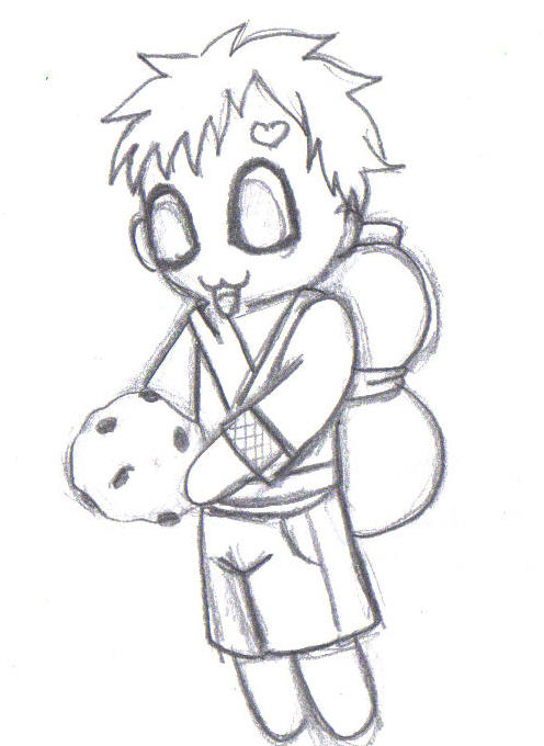 Gaara chibi 2 COOKIE by VampireSelene13 on DeviantArt