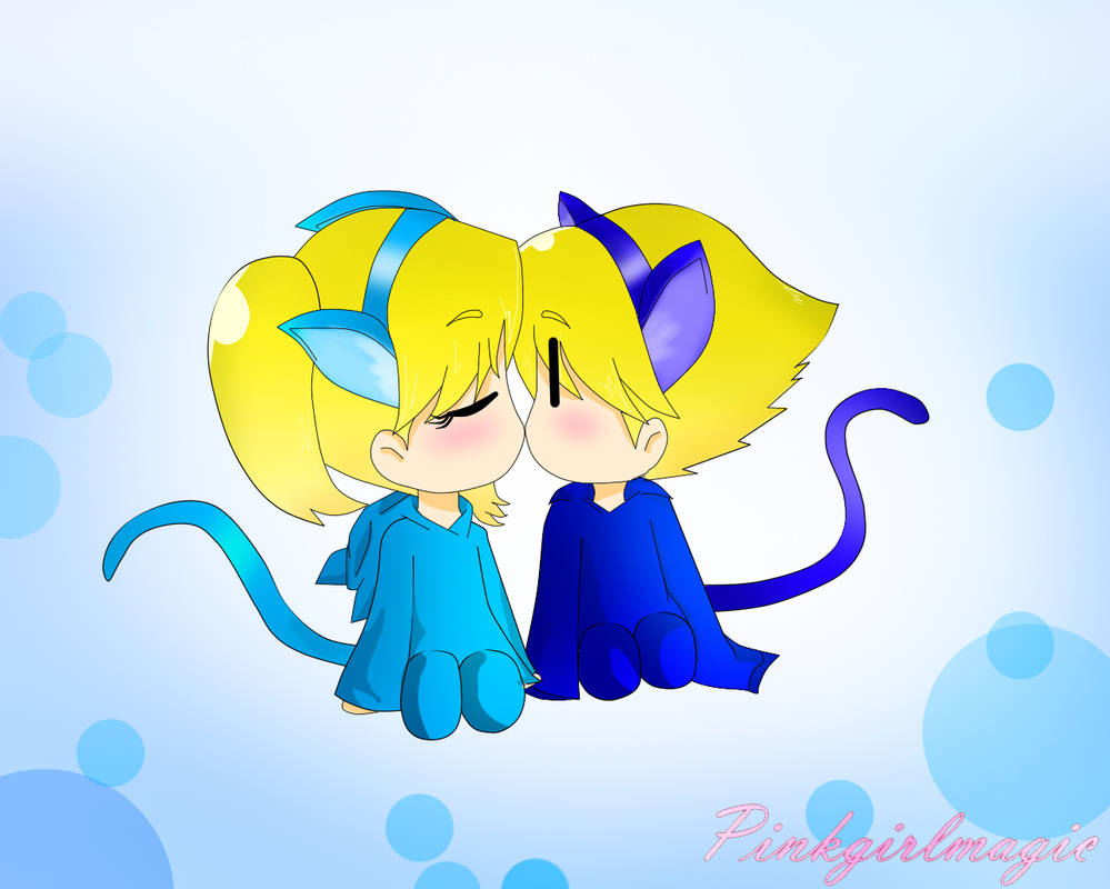 Boomer And Bubble Kiss By Pinkgirlmagic On Deviantart